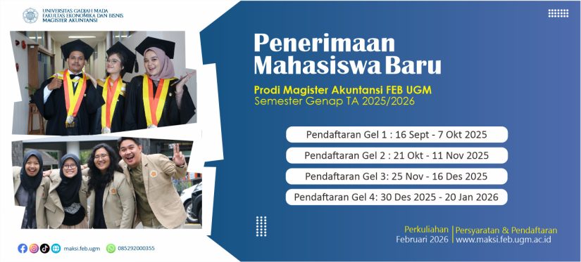 Maksi FEB UGM – Magister Akuntansi Fakultas Ekonomika dan Bisnis